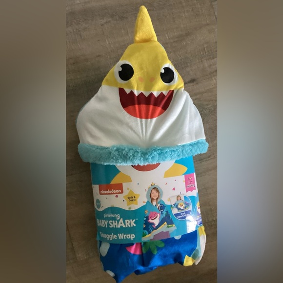 Other | Nickelodeon Baby Shark Snuggle Wrap Soft Cozy | Poshmark